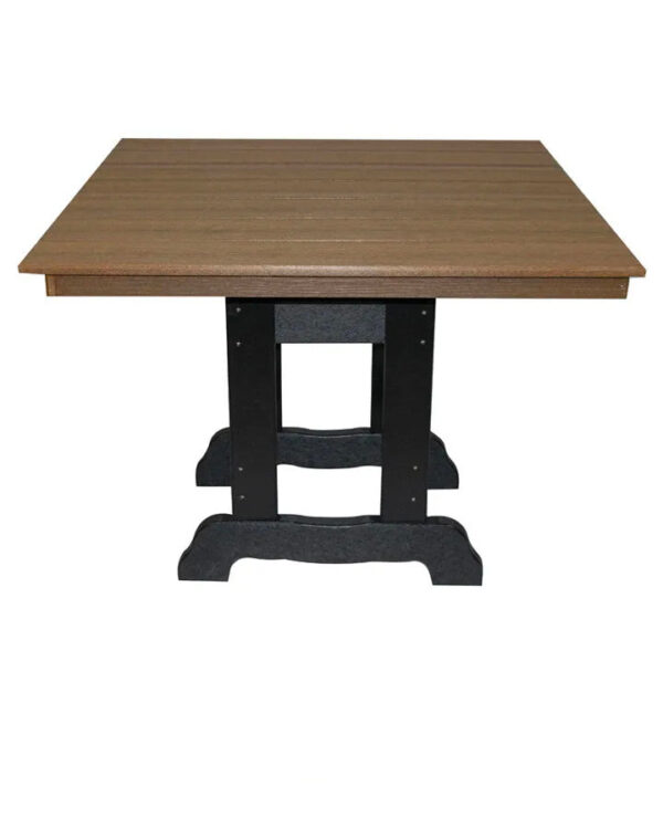 Square Dining Height English Table - Old Florida Outdoor Poly
